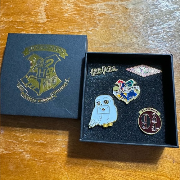Warner Bros. | Jewelry | Harry Potter Pin Set | Poshmark
